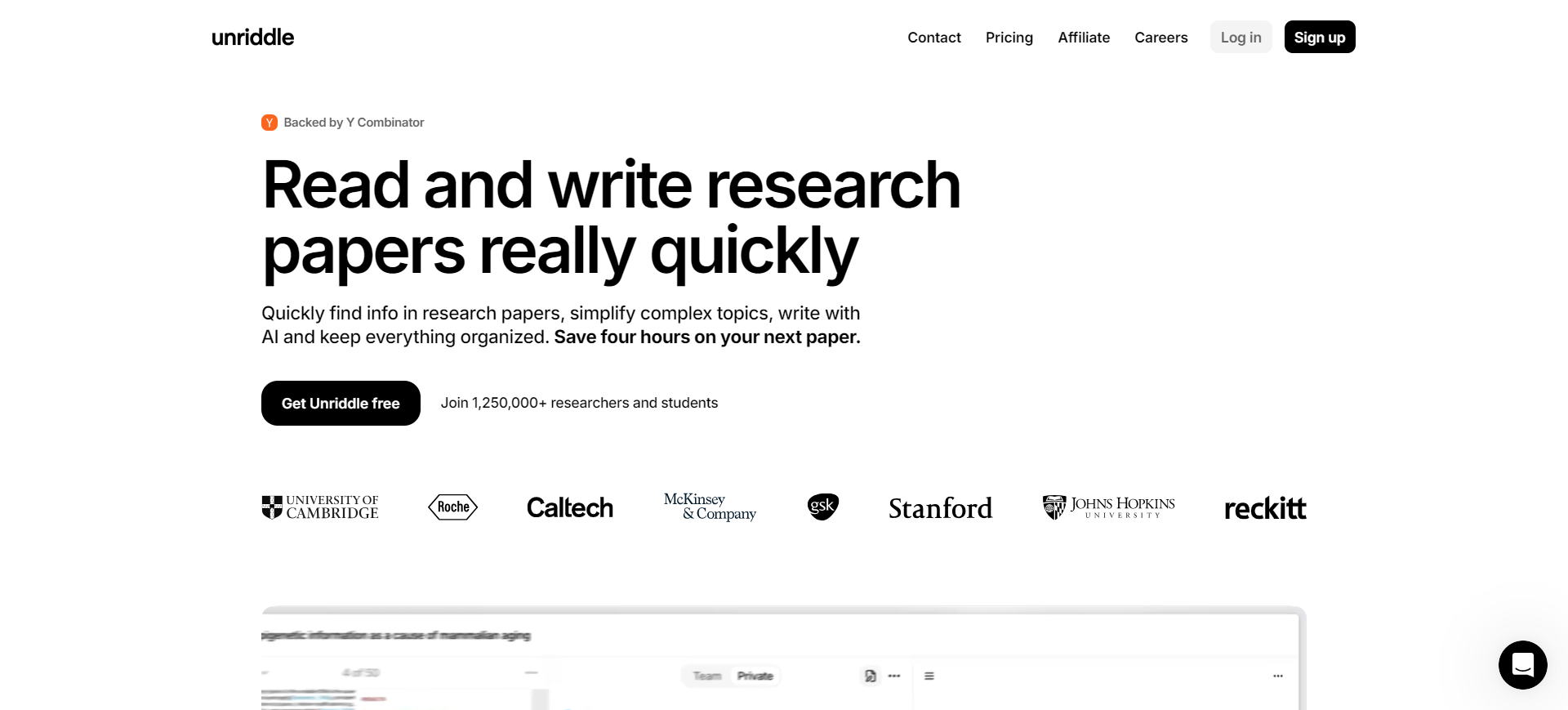 Unriddle AI - Asistente de Investigación de IA | Vkmo AI
